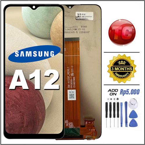Jual LCD Samsung A12 A02 M12 M02 Original fullset Touchscreen - LCD ...