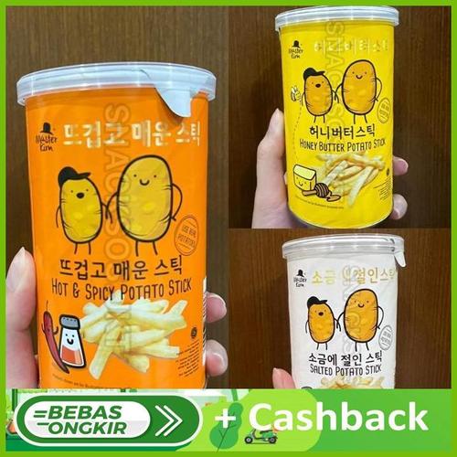 Jual Omma - Kaleng Master Kim Masterkim Snack Salted Potato Stick / Hot ...
