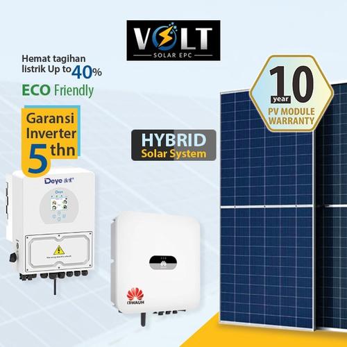 Jual PAKET BUNDLING HYBRID SOLAR PANEL - VOLT SOLAR EPC - 3kWp - Kota ...