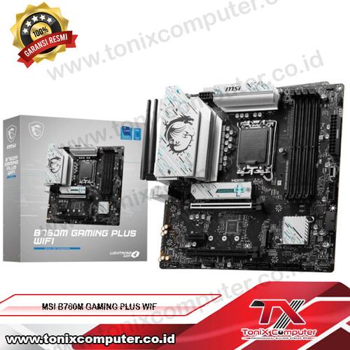 Promo MSI B760M GAMING PLUS WIFI | Motherboard INTEL B760 LGA 1700 DDR5 mATX Cicil 0% 3x ...