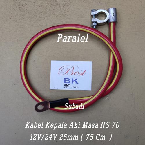 Jual KABEL KLEM KEPALA AKI MASA - SBD NS 70 - 25 MM ( 75 CM ) " BEST ...