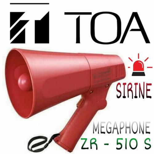 Jual Megaphone TOA ZR 510 S / TOA ZR-510 S dengan Sirine Original ...