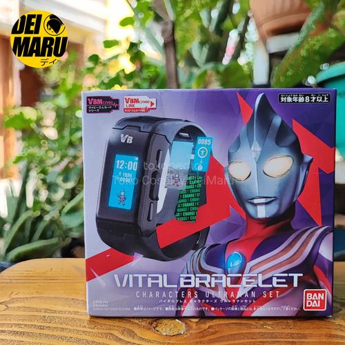Jual Ultraman Vital Bracelet Virtual Pet - BLACK Ver. Ultraman Tiga Set ...