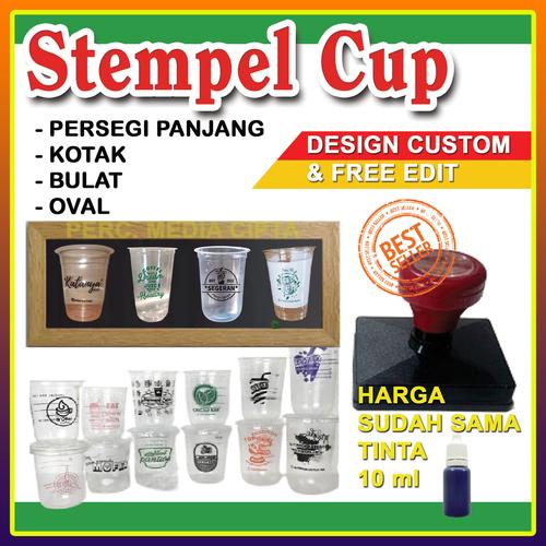 Promo Stempel Gelas Cup / mika / Plastik / Kaca - Tinta 10 ml - Jakarta ...