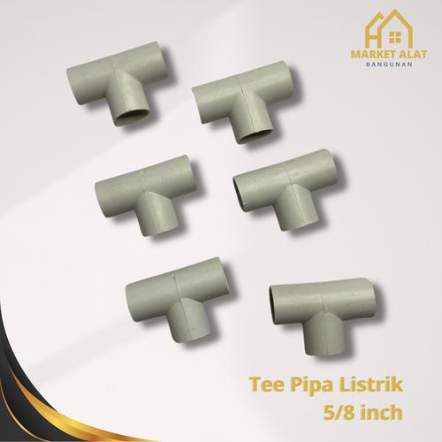 Jual Tee 5/8" Pipa Listrik / T 5/8 Inci Plastik Sambungan Pipa Paralon ...