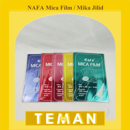 Promo Mica Film / Mika Jilid Plastik Colors - NAFA (MFF) - Biru Muda ...