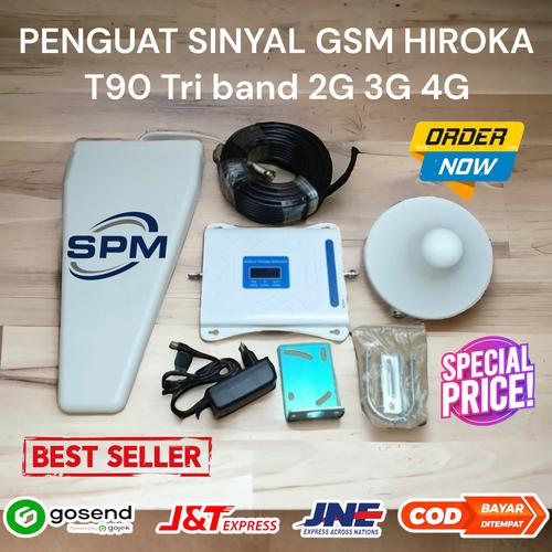 Jual PENGUAT SINYAL GSM HIROKA T90 Tri band 2G 3G 4G - Jakarta Barat - SUMBER POMPA MAKMUR ...