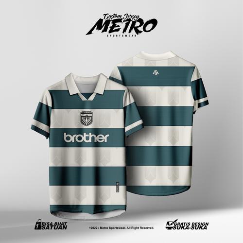 Jual Jersey Retro Custom Full Printing - M - Kab. Lumajang - Metro ...