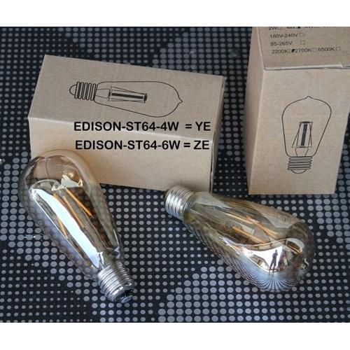 Jual Bohlam lampu LED Edison / Filament ST64 Kuning Lampu Cafe - ST64 ...