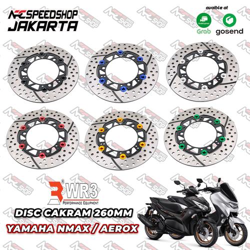 Jual Disc Brake Disk Cakram Piringan Depan WR3 260mm Yamaha Nmax Aerox ...