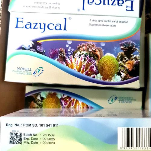 Jual Eazycal box 30 kaplet multivitamin kalsium ibu hamil - box - Kota ...