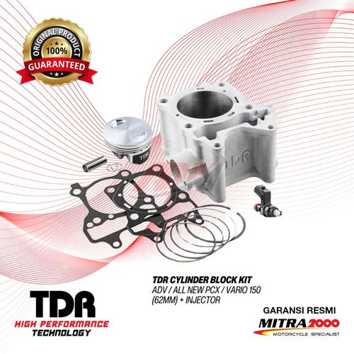 Jual TDR Cylinder Block/Bore Up Kit for ADV/All New PCX Vario150/62MM ...