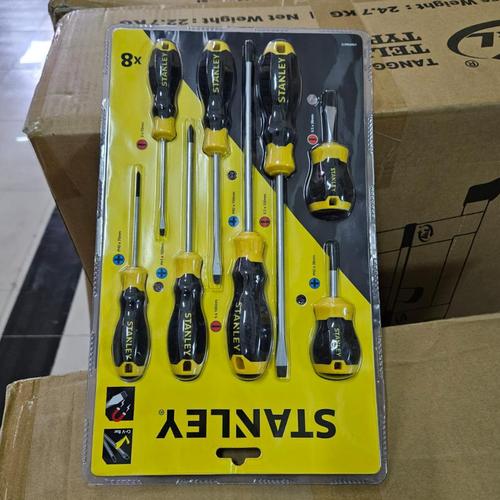 Jual STANLEY STMT66672 Cushion Grip Screwdriver Set / Obeng Set ...
