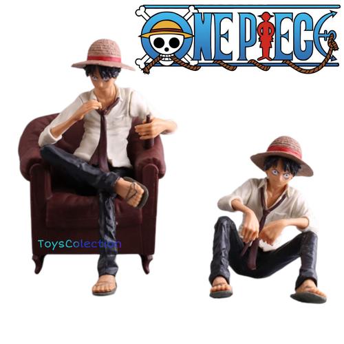 Jual ACTION FIGURE ONE PIECE MONKEY D LUFFY SITTING POSTURE VER. TOPPER ...