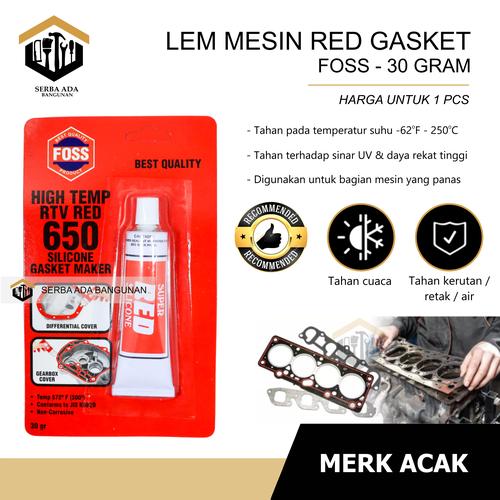 Jual Lem silicone / Lem Paking red metah nikko original 30gram besar ...