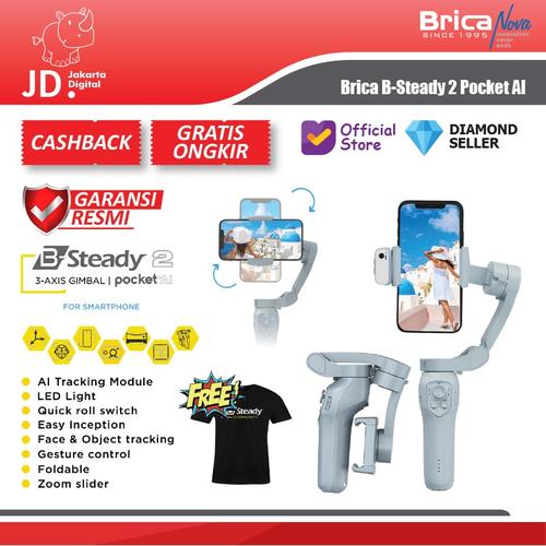 Promo Brica B-Steady 2 Pocket AI - Bsteady 2 Pocket NEW AI - Bsteady 2P AI - PAKET A Cicil 0% 3x ...