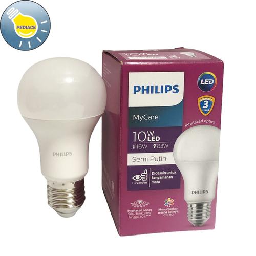 Jual Lampu Bohlam LED 10 Watt 10W E27 PHILIPS MyCare Semi Putih 4000K - Kab. Tangerang - Pediace ...