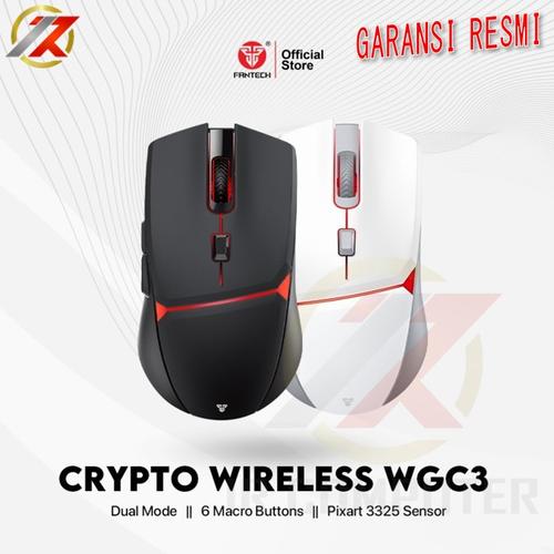 Jual FANTECH CRYPTO WGC3 DUAL MODE Wireless Mouse Gaming Rechargeable PIXAR - Putih - Kota ...