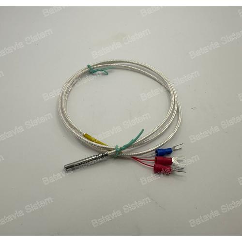 Jual Temperature Sensor / Sensor Suhu PT100 3 Wire Class A Kabel 1 ...