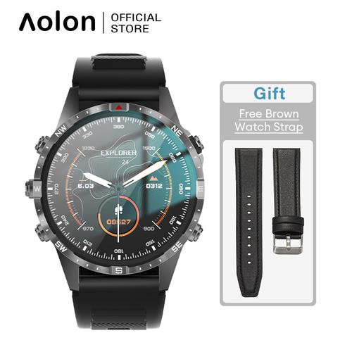 Promo Aolon Smartwatch Jam Tangan Waterproof NFC Bluetooth Call - Hitam ...