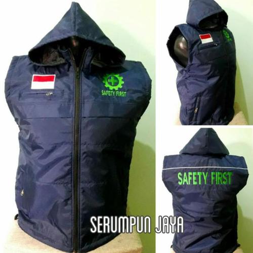 Jual JAKET ROMPI SAFETY FIRST - JAKET ROMPI SAFETY FIRST PARASUT NAVY ...