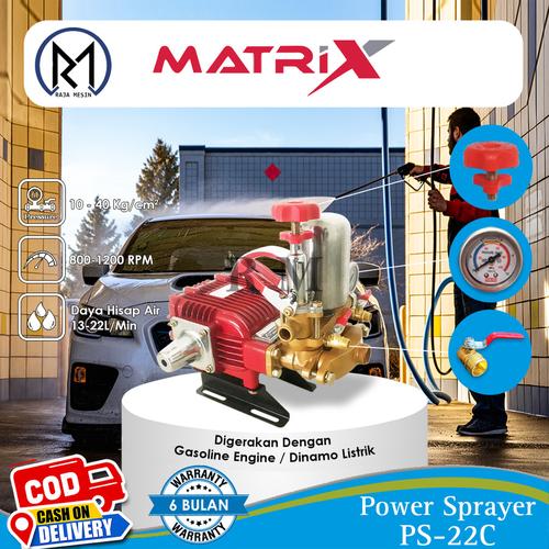 Jual Mesin Power Sprayer Steam - MATRIX MT 22C PS 22 C Pompa Cucian ...