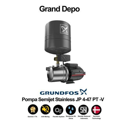 Jual Pompa Air Sumur Dangkal Semi Jet JP 4-47 PT-V Grundfos - Kota Tangerang - Grand Depo ...