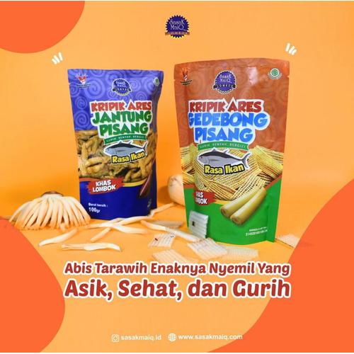 Jual Keripik Ares Gedebong Pisang - Kota Mataram - sasakmaiq | Tokopedia