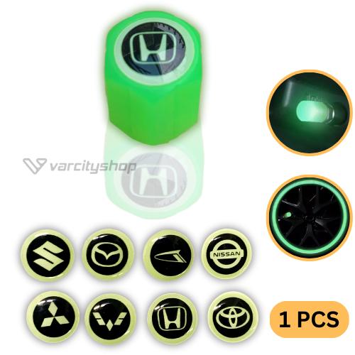 Jual 1 PC Logo Tutup Pentil Ban Mobil Motor Glow In The Dark Luminous ...