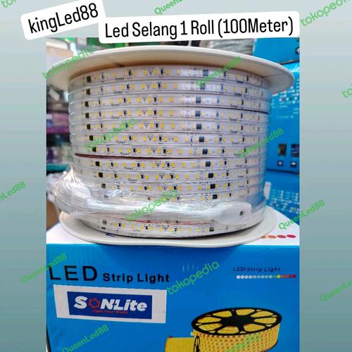 Jual Lampu LED Strip Selang Slim Dengan Double Tape 2835 120D 220Volt ...