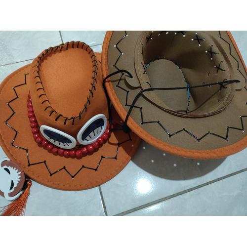 Promo Topi Cowboy Portgas D. Ace One Piece - Orange Kid 54cm - Jakarta ...
