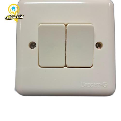 Jual Saklar Seri IB (INBOW)/Double/Saklar Lampu Seri Bright-G SNI ...
