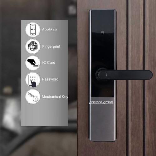 Jual Smart Door Lock Fingerprint Pin Card dan Applikasi Smartphone ...