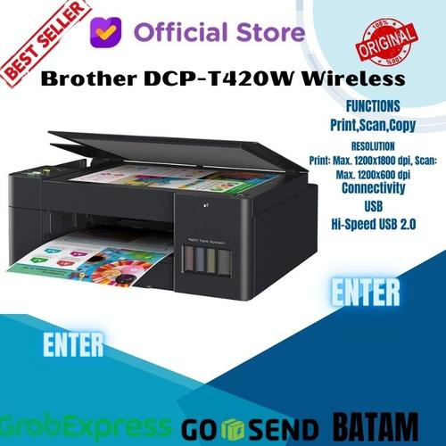 Jual PRINTER Brother DCP T420W / Brother DCP-T420W Wireless- RESMI ...