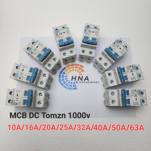 Jual MCB DC 2P TOMZN 1000V 10A 16A 20A 25A 32A 40A 50A 63A Circuit Breaker - 63A - Kab ...
