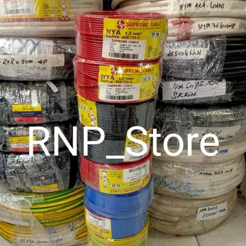 Jual Kabel nya 1x1.5mm supreme eceran per meter - Hitam - Jakarta Pusat ...