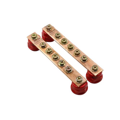 Jual BUSBAR ARDE TEMBAGA 20 X 3 X 150 / TERMINAL NOL PLAT ISOLATOR ...