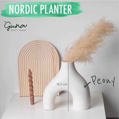Jual Peony - Concrete Nordic Vase - Vas Bunga Scandinavian - Dekorasi ...