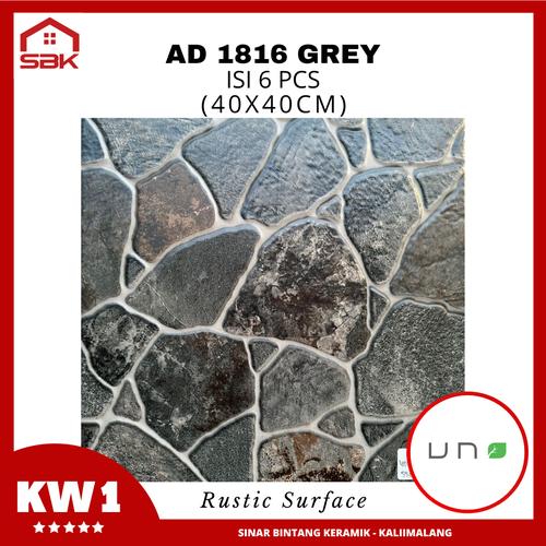 Jual Keramik Teras 40x40 AD 1816 Grey - Jakarta Timur - Sinar Bintang ...