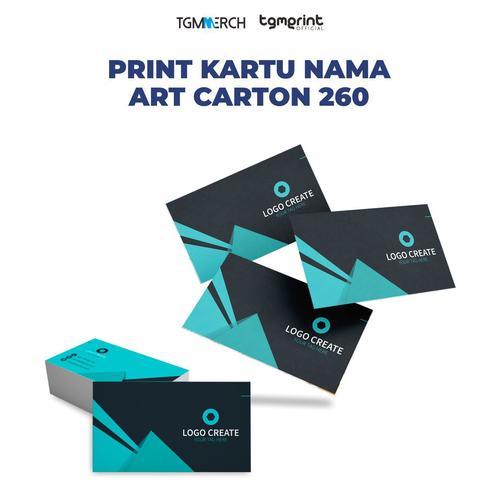 Jual Cetak Kartu Nama Standart AC260 | Tgm Merch - 1 SISI, Tanpa ...