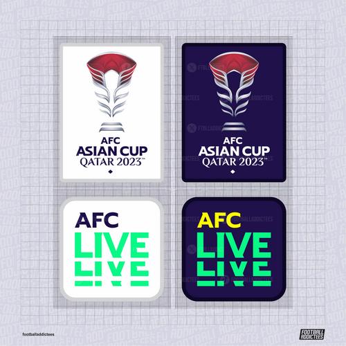 Jual PATCH SLEEVE AFC ASIAN CUP QATAR 2023 + AFC LIVE - LIGHT - Kota ...