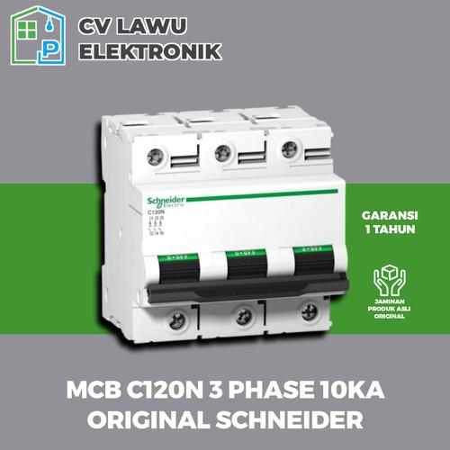 Jual MCB C120N 3P Schneider 80A 3 Phase 10kA A9N18365 - Jakarta Pusat - CV Lawu Elektronik ...