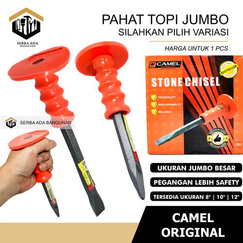 Jual Camel Pahat Batu Beton Bulat Pipih Lancip 8 10 12 inch Pahat Topi ...