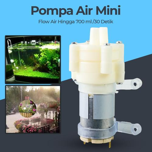 Jual Pompa Air Mini Aquarium Ikan Fish Tank Water Pump 12V 700ml/30 ...