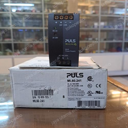 Jual PULS Power supply ML60.241 input Ac 100-240V out DC 24-28V 2,5A - Jakarta Barat - jaya ...