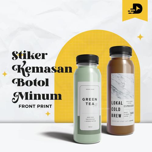 Jual [MINIM 30 PCS] Stiker Label Minuman / Sticker Label Botol Minum ...