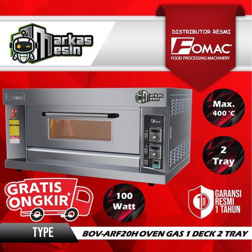 Jual Gas Oven Roti 1 Deck 2 Tray Pemanggang Roti BOV-ARF20H FOMAC - BOV ...