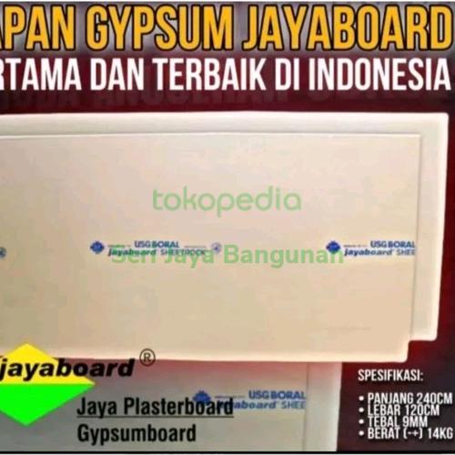 Jual Gypsum Jaya Board 9mm/ Papan Gipsum Plafon Partisi Jayaboard 9 mm ...