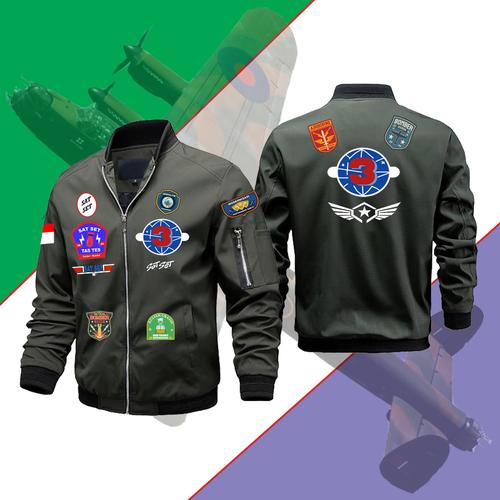 Jual Jaket Bomber Pria Top Gun Army SATSET TASTES GANJAR MAHFUD Debat 3 ...