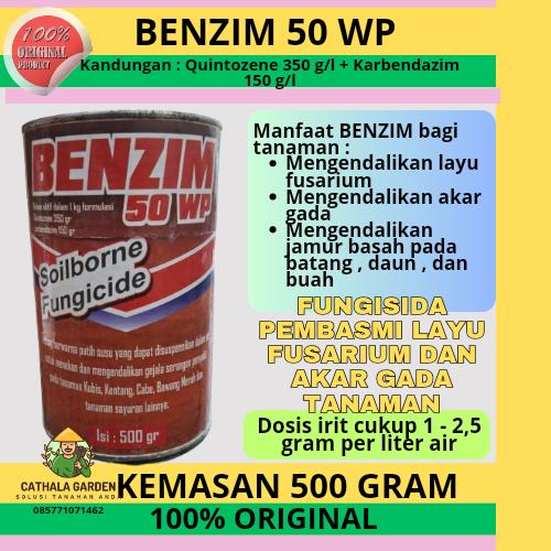 Jual BENZIM 50 WP KEMASAN 500 GRAM | FUNGISIDA LAYU FUSARIUM DAN AKAR ...